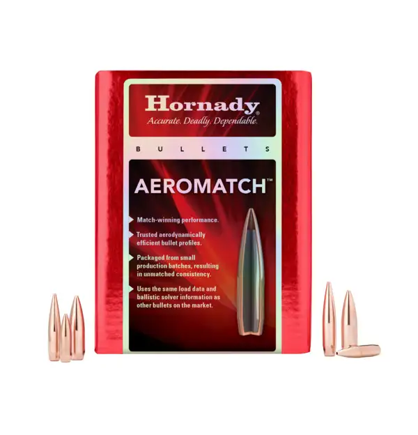 Hornady - Reloading Bullets - 30 Cal .308 175 gr HPBT AEROMATCH™ Item ...