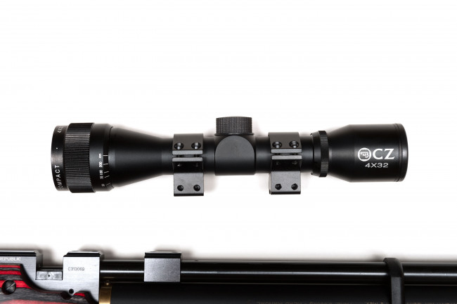 CZ - 200 S Colour cal 4.5mm/.177, with riflescope 4x32 800 FPS
