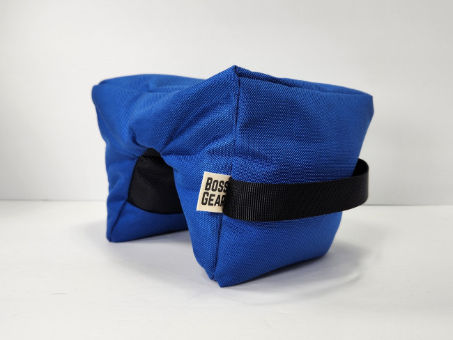 BOSS Gear XL Classic Shooting Bag Blue Grippy