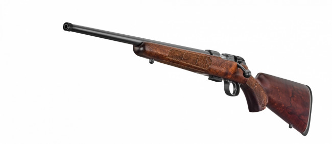 CZ - 457 American Rifle Bolt Action Rimfire Rifle 22 LR - - LEFT - Wood ...