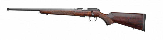 CZ - 457 American Rifle Bolt Action Rimfire Rifle 22 LR - - LEFT - Wood ...