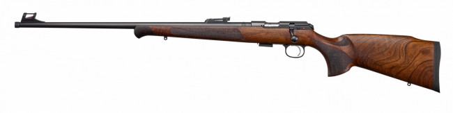 CZ - 457 Premium Rifle Bolt Action Rimfire Rifle 22 LR - - LEFT - Wood ...