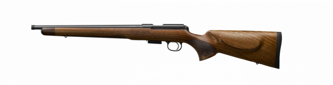 CZ - 457 Royal Rifle Bolt Action Rimfire Rifle 22 LR 16'' barrel- Wood ...