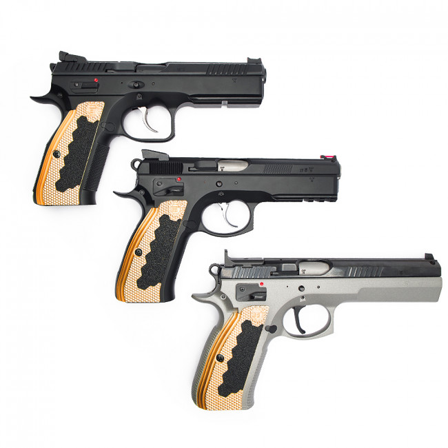 Eemann Tech Brass Long Grips for CZ 75, CZ 75 TS, CZ SHADOW 2 - Canada