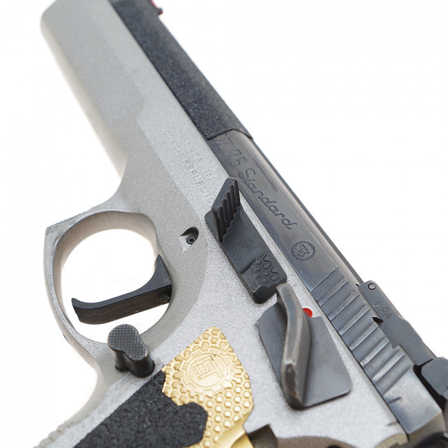 Eemann Tech Slide Stop with Thumb Rest for CZ 75 Tactical Sport - BLACK ...