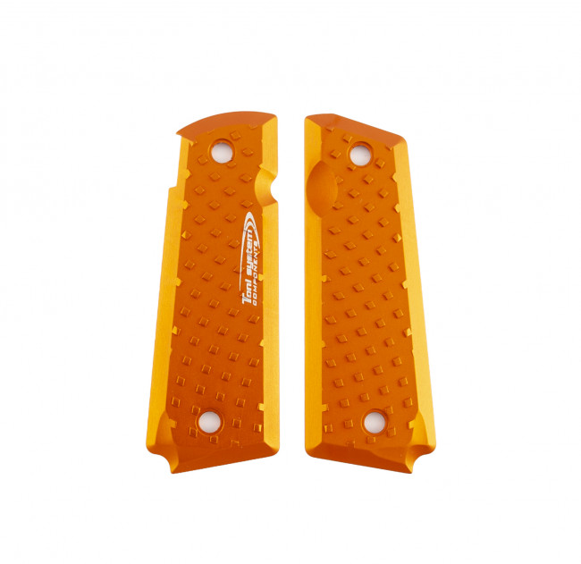TONI SYSTEMS - Long grips 1911-Vibram Grip - Orange - G1911VL-OR