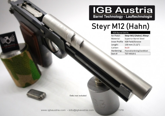 IGB - Barrel - Steyr M12 9mm T07-H919-S130